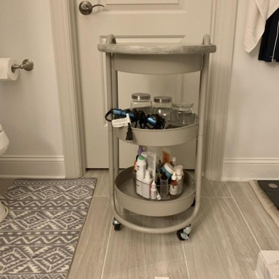 3 Tier Round Metal Utility Cart - Brightroom™ : Target