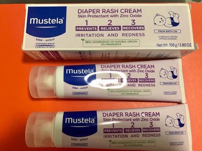 Mustela 2pk Fragrance Free Diaper Rash Cream - 7.6oz : Target