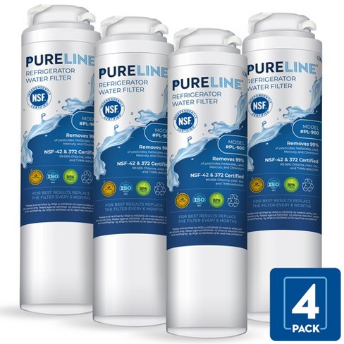 Pureline Ge Mswf Refrigerator Water Filter Replacement, Compatible With ...