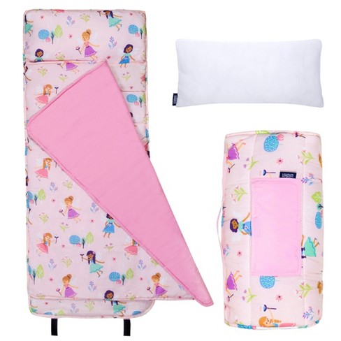 Wildkin Kids Original Cotton Blend Nap Mat With Pillow For Toddler And ...