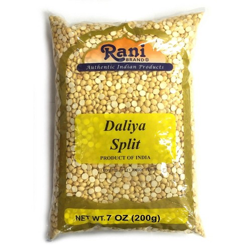 Daliya Split (roasted Dalia) - 7oz (200g) - Rani Brand Authentic Indian ...