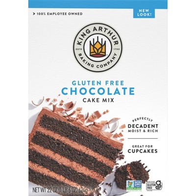King Arthur Gluten Free Chocolate Cake Mix - 22oz : Target