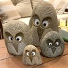 Tierra Garden Natural Granite 8" Boulder Angry Bird : Target