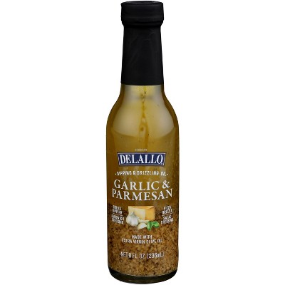 Delallo Garlic & Parmesan Dipping & Drizzling Oil - Case Of 6 - 8 Oz ...