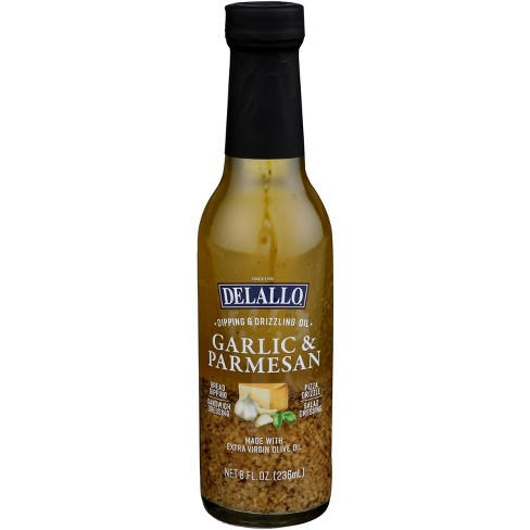 Delallo Garlic & Parmesan Dipping & Drizzling Oil - Case Of 6 - 8 Oz ...