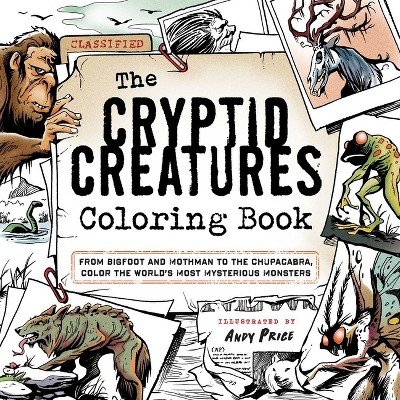 The Cryptid Creatures Coloring Book - (paperback) : Target