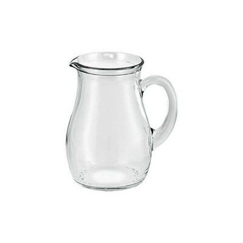 Amici Home Roxy Mini Glass Pitcher With Handle, 4.5 High, Child Sized ...