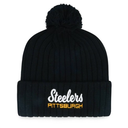 Nfl Pittsburgh Steelers Women's Flourish Knit Beanie : Target