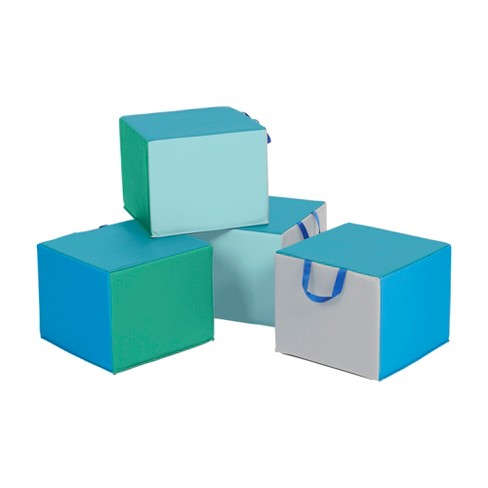 Ecr4kids Softzone Children's Cozy Cubes, Contemporary, 4-pack : Target