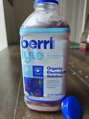 Berri Lyte Organic Plant-based Electrolyte Drink Solution - Acai Berry ...