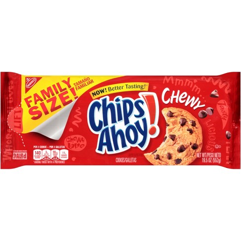 Chips Ahoy! Chocolate Chip - Chewy Cookies - Family Size 19.5oz : Target