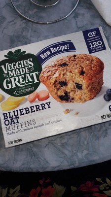 Veggies Made Great Gluten Free Frozen Blueberry Oat Muffins - 12oz/6ct ...