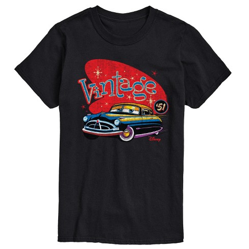 Men's Cars Vintage Doc Hudson 51 Short Sleeve Graphic T-shirt - Black ...