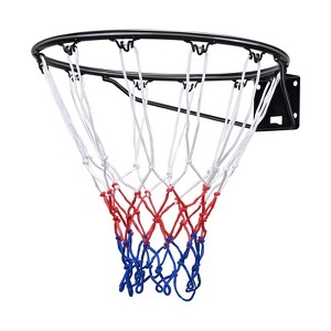 Okak Heavy Duty Wall Door Mounted Basketball Hoop with Net and Double ...