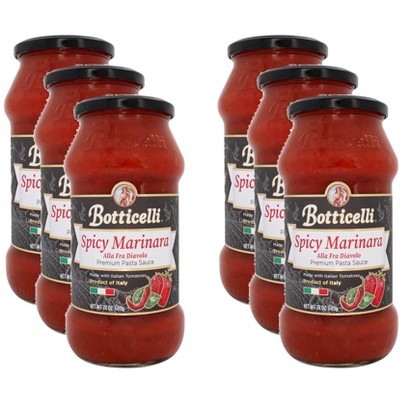 Botticelli Foods Pasta Sauce Spicy Marinara - Case of 6 - 24 oz : Target