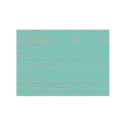 Evergreen Blue Wood Plank Layering Mat 42 X 26.5 Inches Indoor And ...