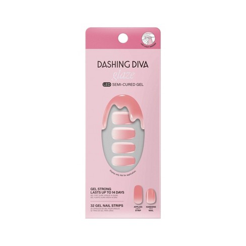 Dashing Diva Glaze Nail Art - Rosewater Glam - 32ct : Target