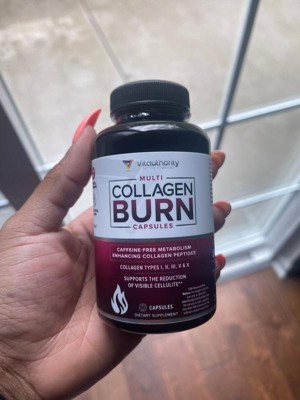 Multi Collagen Burn Capsules, Vitauthority, 90ct : Target