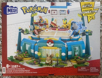 Mega Pokemon Traning Stadium Building Toy Kit, With 5 Action Figures ...