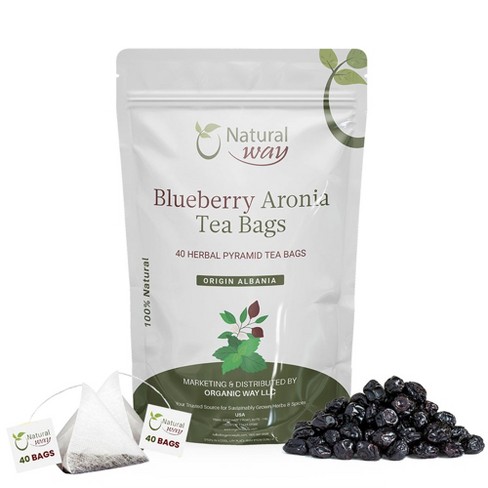 Natural Blueberry Aronia Tea Bags 4 Oz : Target