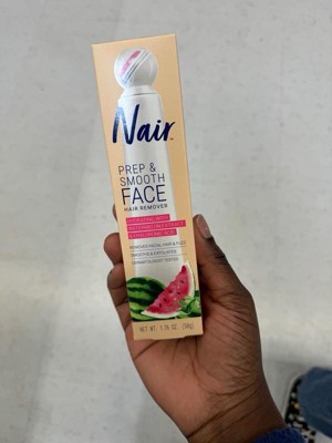 Nair Prep & Smooth Facial Hair Removal Cream For Women Hydrating - 1.76 ...