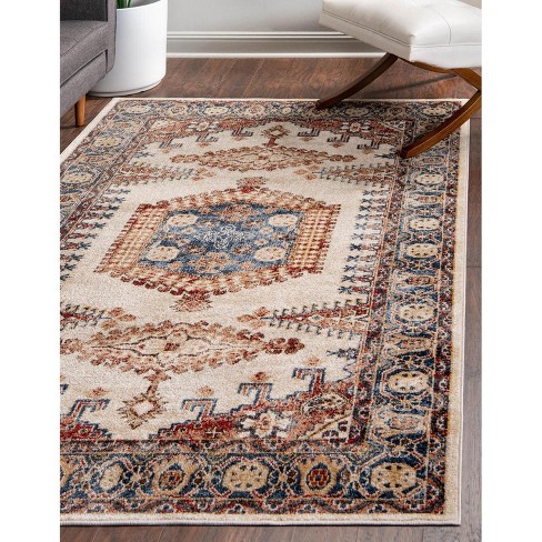 Unique Loom 2' 2 X 3' 0 Utopia Larissa Cream Area Rug : Target
