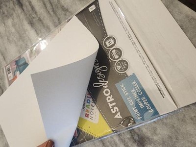 15ct Matte Sticker Paper White - Astrobrights : Target