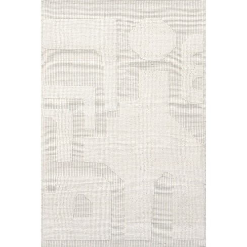 Nuloom Avion Abstract 4x6 Wool Indoor Area Rug For Living Room Bedroom ...
