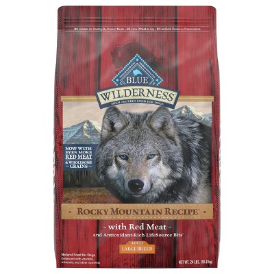 Blue Buffalo Wilderness Red Meat Flavored Large Breed Adult Dry Dog ...