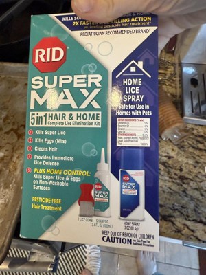 Rid Super Max 5-in-1 Hair & Home Complete Lice Treatment Kit : Target