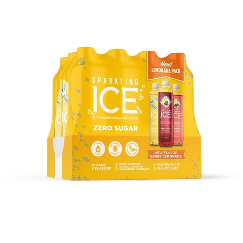 Sparkling Ice Lemonade Variety Pack - 12pk/17 Fl Oz Bottles : Target