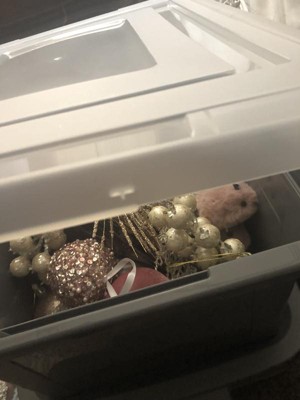 Iris 32qt 3pk Letter Plastic File Box : Target