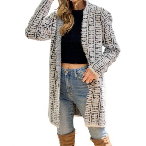 Women's Rochelle Eyelash Knit Cardigan - On Blue : Target