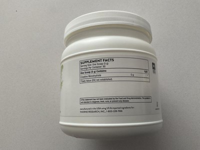 Thorne Creatine - Creatine Monohydrate, Amino Acid Powder - Support ...
