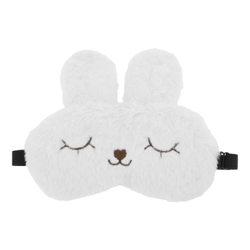 Unique Bargains Soft Cartoon Sleep Mask Rabbit 1 Pc White : Target
