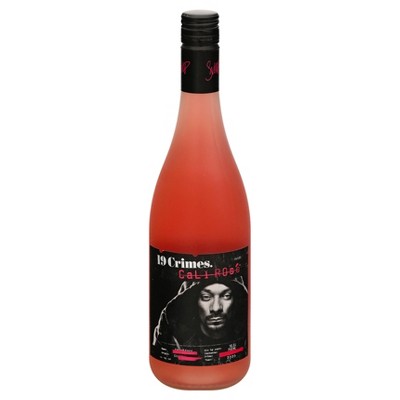 19 Crimes Cali Rosé Wine - 750ml Bottle : Target