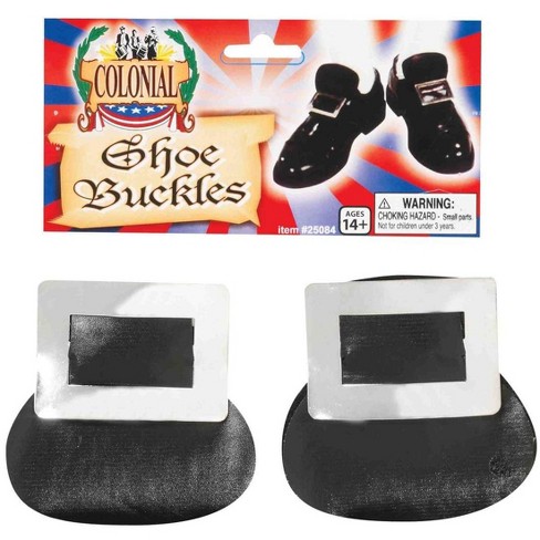 Colonial Christmas Silver Shoe Buckles : Target