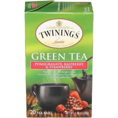 Twinings Green Tea Pomegranate Raspberry Strawberry - Case Of 6 - 20 ...
