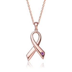 Guili Teens/Young Adults 18K Rose Gold Plated Infinity Pendant : Target