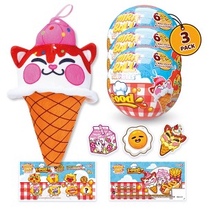 Miraball Surprises Food - Pack of 3, Blind Capsule Toys with Expandable ...