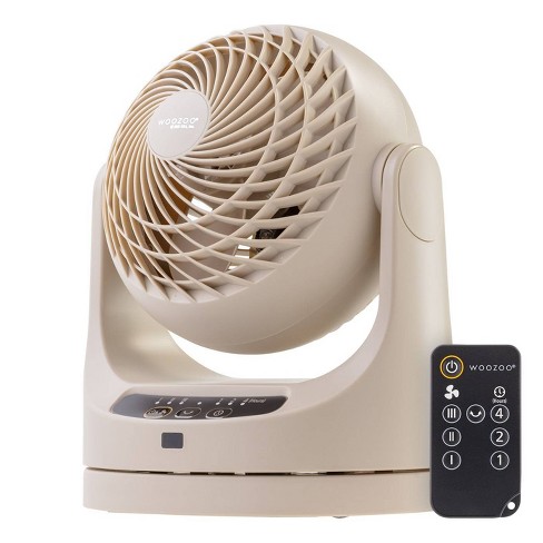 Woozoo Medium 3 Speed Oscillating Air Circulator Fan With Remote Beige ...