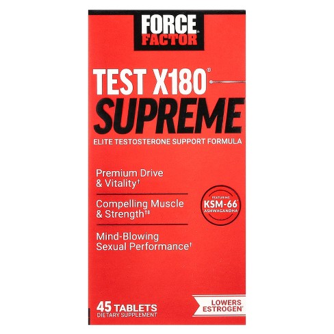 Force Factor Test X180® Supreme, 45 Tablets : Target