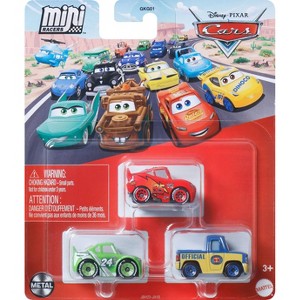 Disney And Pixar Cars Mini Racers Toy Vehicle From The Franchise - 3pk ...