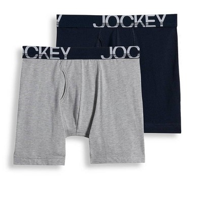 Jockey Men's Big Man Full Cut 5" Boxer - 2 Pack 4xl White : Target