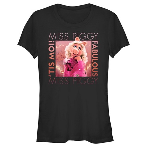 Juniors Womens The Muppets Miss Piggy Fabulous T-shirt : Target