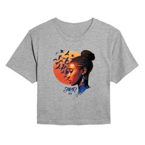Women's - Marvel - Shuri Portrait Cropped Graphic T-Shirt : Target