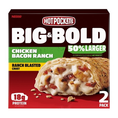 Hot Pockets Frozen Big & Bold Chicken Bacon Ranch - 13.5oz – Target ...