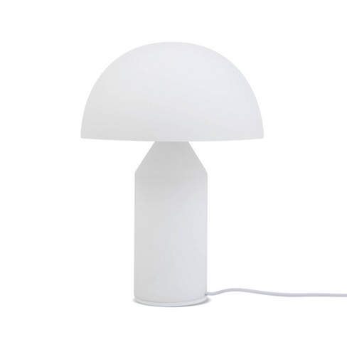Brightech Venus Modern Integrated Led Bedside Table Lamp Frosted Glass ...