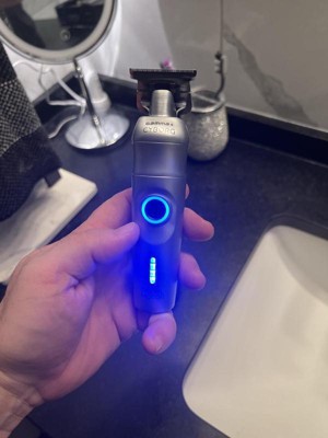 Gamma+ Cyborg Professional Metal Hair Trimmer With Digital Brushless ...