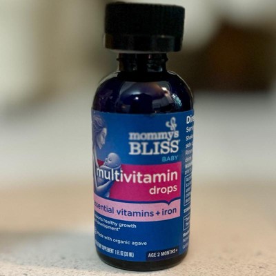 Mommy's Bliss Baby Multivitamin + Iron - 1 Fl Oz : Target